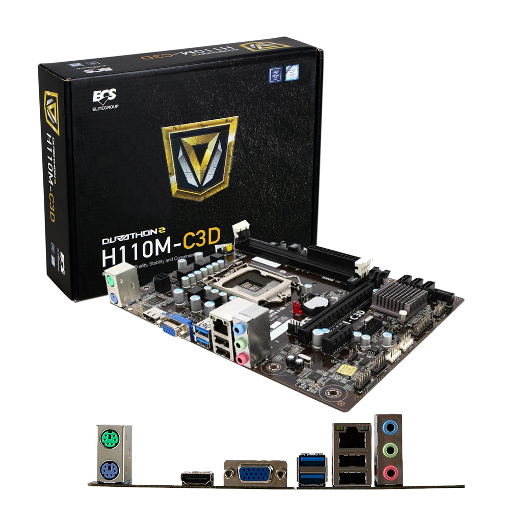 Computadoras Guatemala – Soluciones 360 MOTHER BOARD ECS H110M-C3D 1151 ...